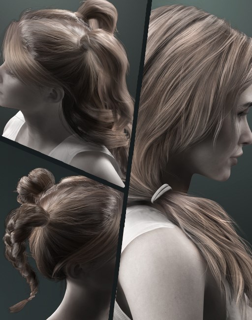 Hair Builder 1+2 - Character Creator/Combo (Multiple-PID) - Reallusion ...