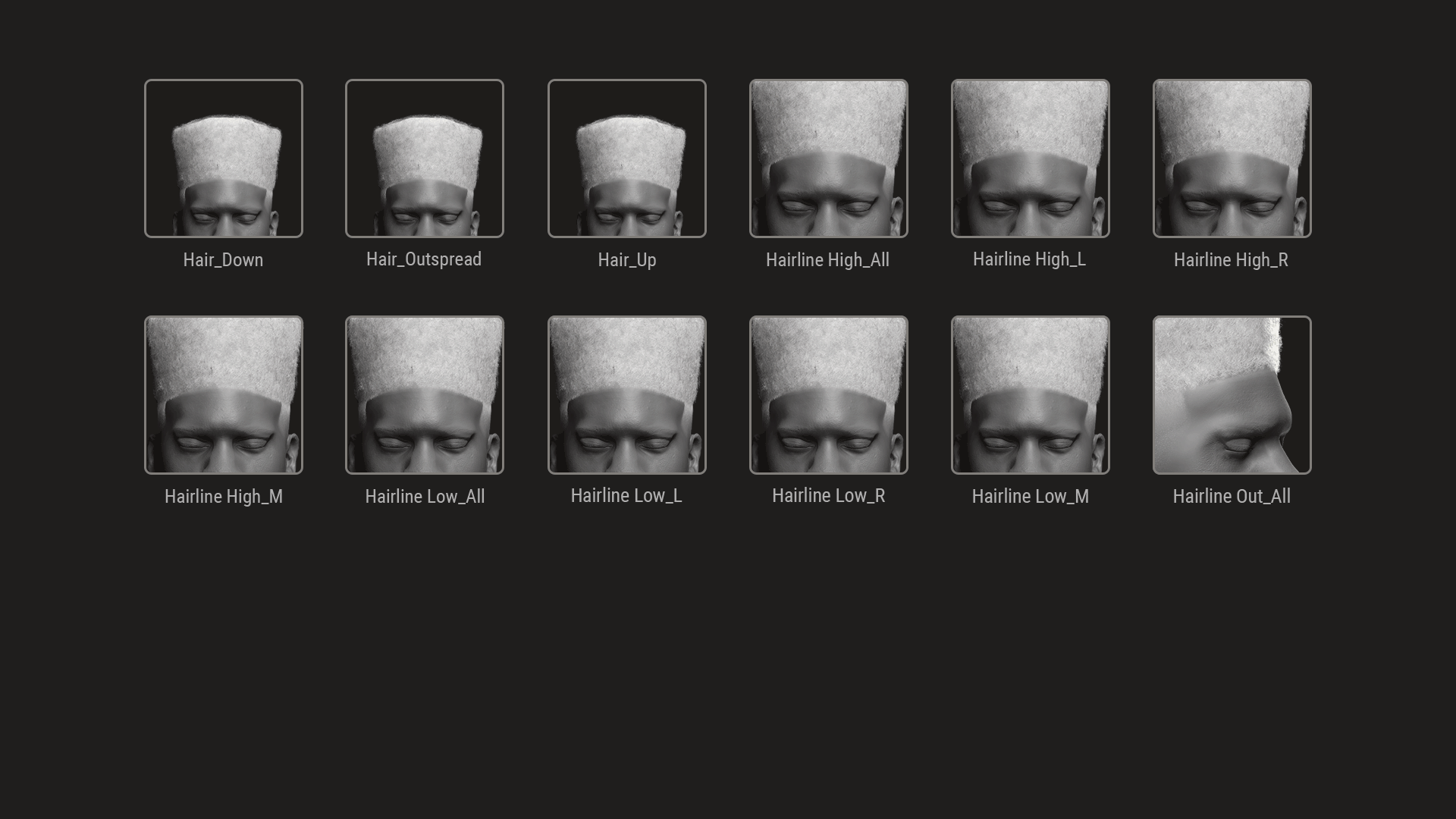 High Top Fade Hair - Character Creator/Hair - Reallusion Content Store