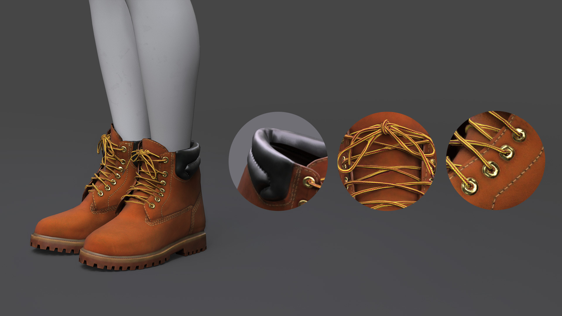 Classic Premium Boots - Character Creator/Outfit - Reallusion Content Store