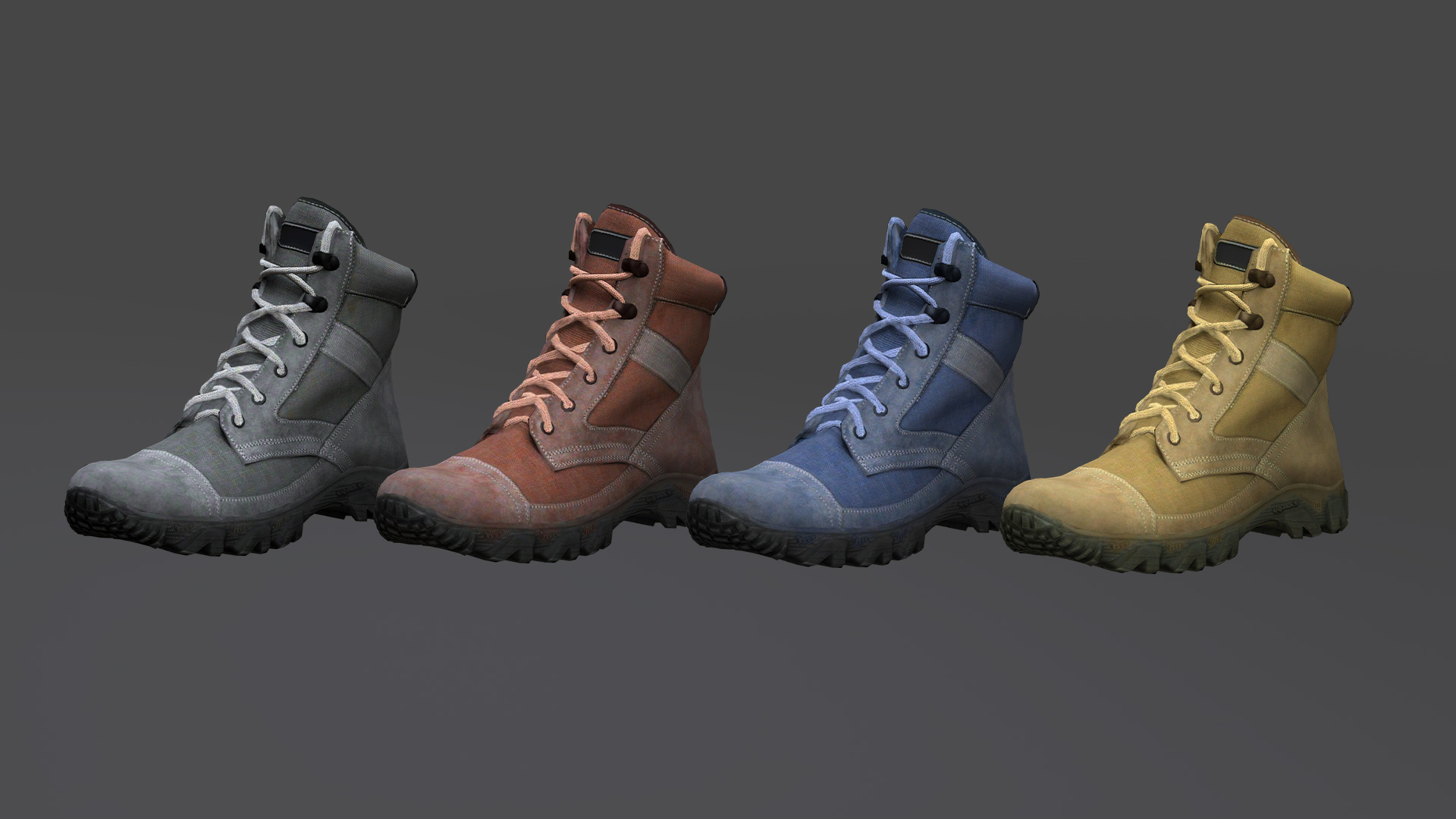 Military Boots - Character Creator/Outfit - Reallusion Content Store