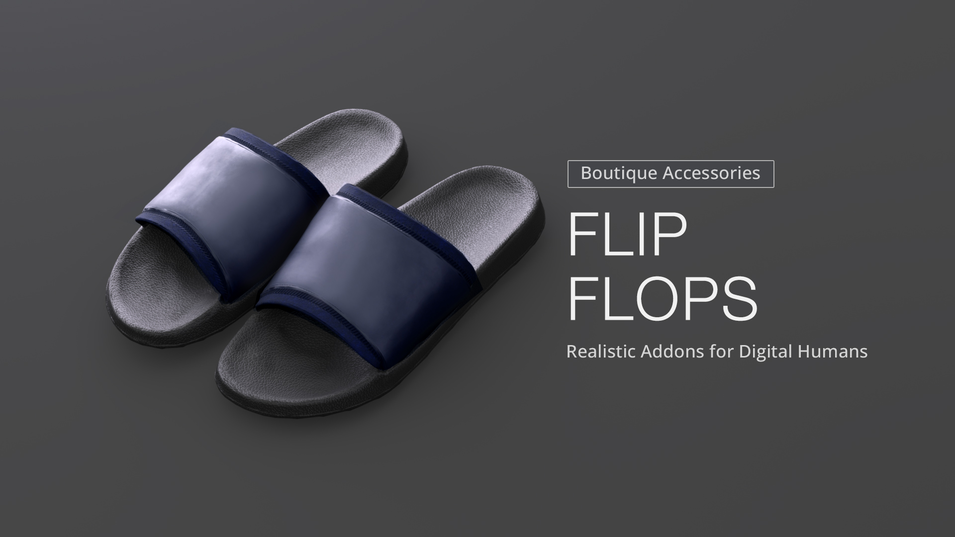 Flip Flops - Character Creator/Outfit - Reallusion Content Store