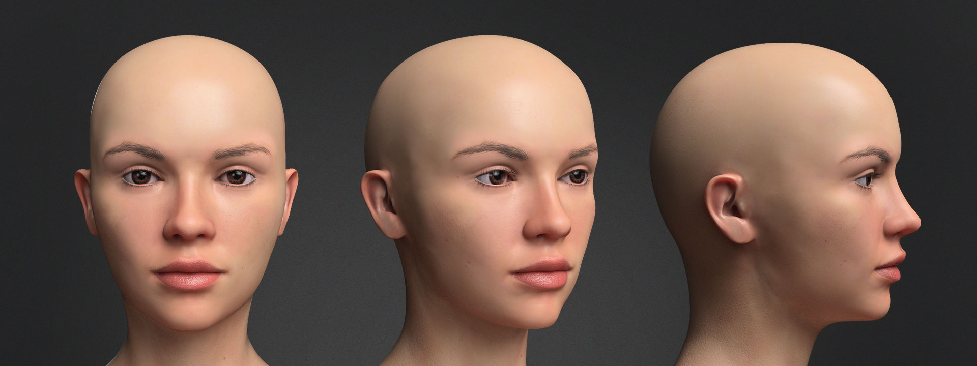 Virtual Human Heads - Samantha - Character Creator/Combo (Single PID ...