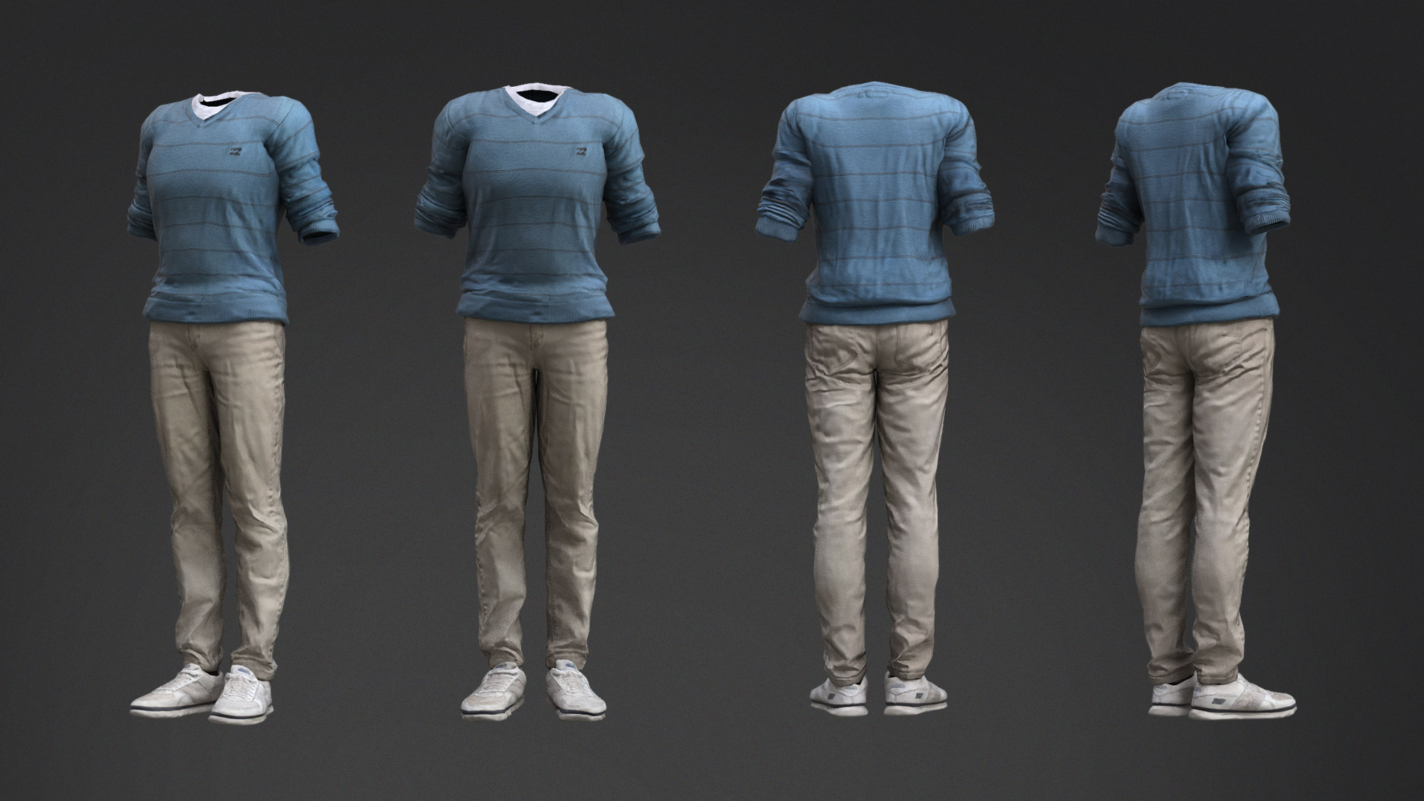 Virtual Human Outfits - Man Daily Wears - S01 - Character Creator ...