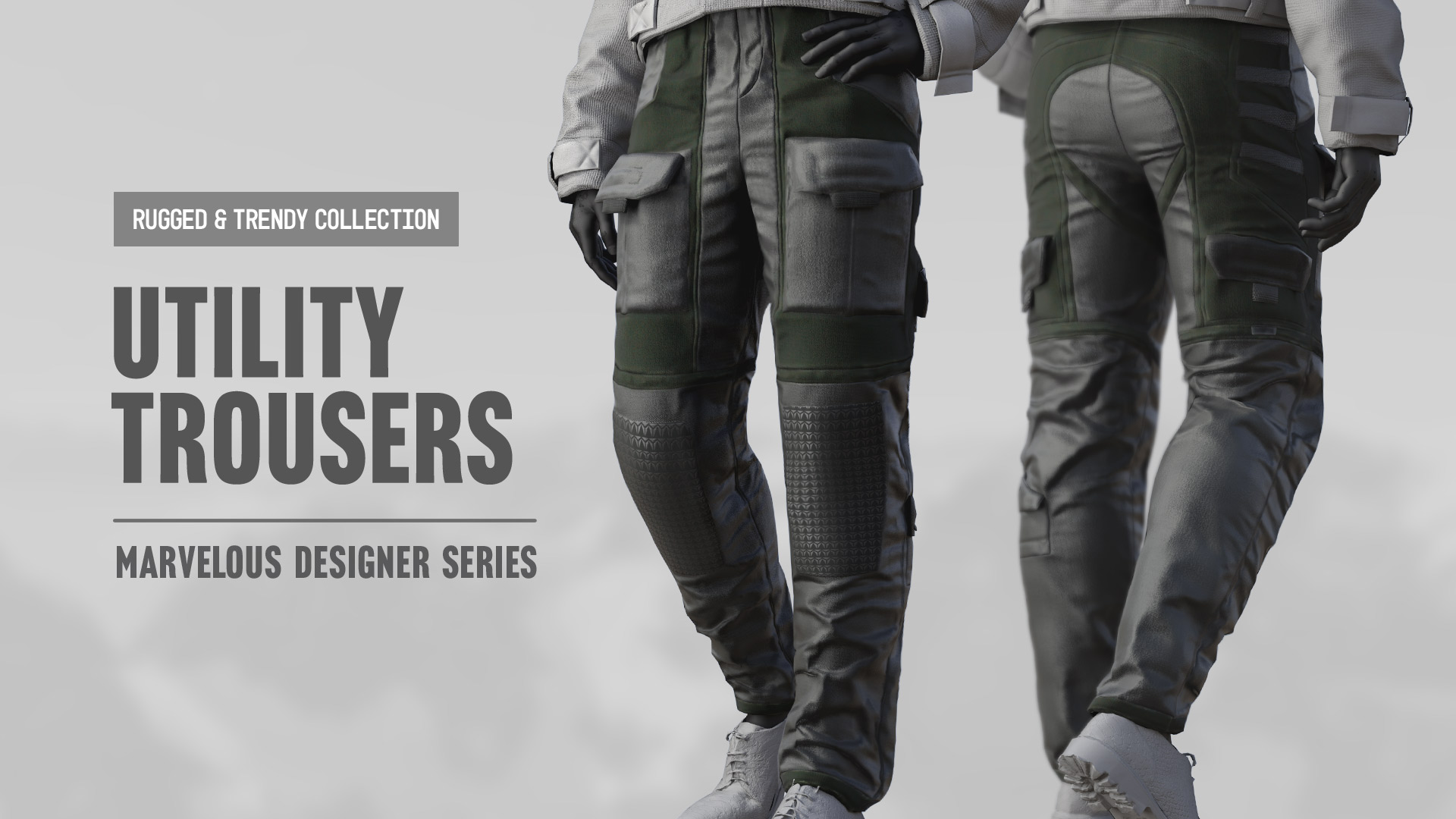 Utility Trousers - Character Creator/Outfit - Reallusion Content Store