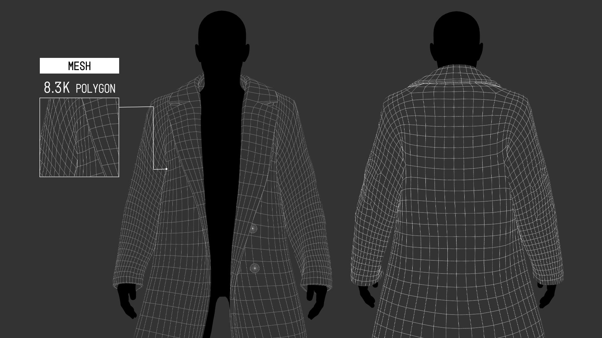 Cashmere Long Coat - Character Creator/Outfit - Reallusion Content Store