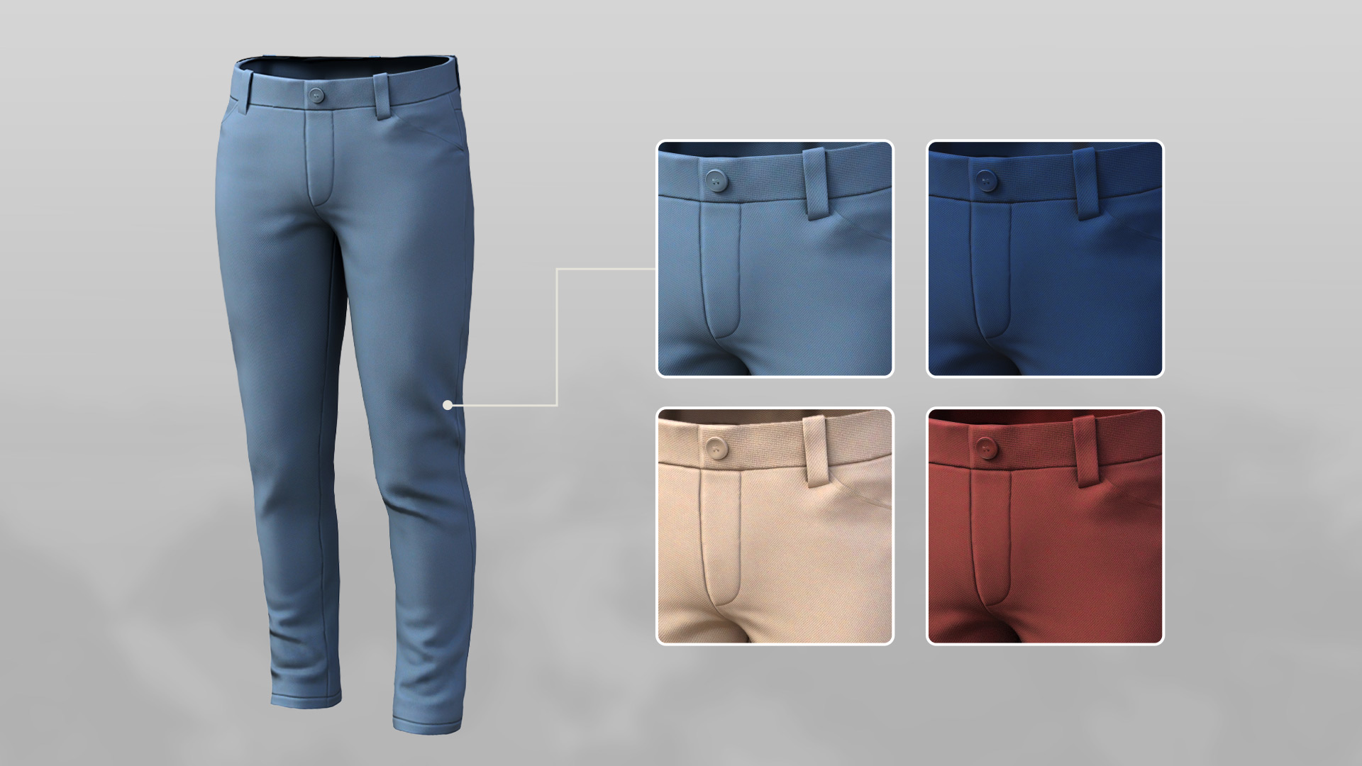 Classic Suit Pants - Character Creator/Outfit - Reallusion Content Store