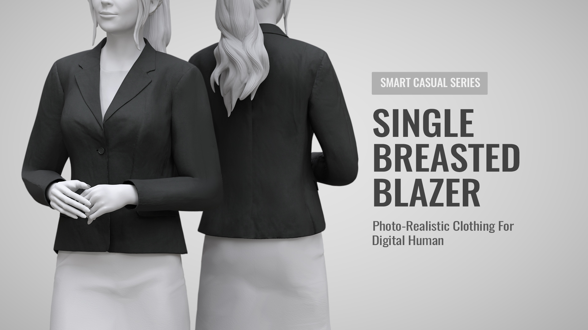 Single Breasted Blaze - Character Creator/Outfit - Reallusion Content Store