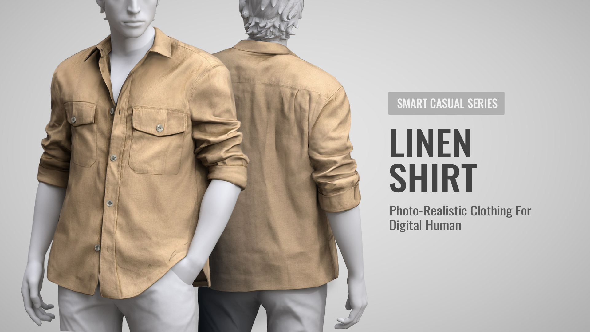 Linen Shirt - Character Creator/Outfit - Reallusion Content Store