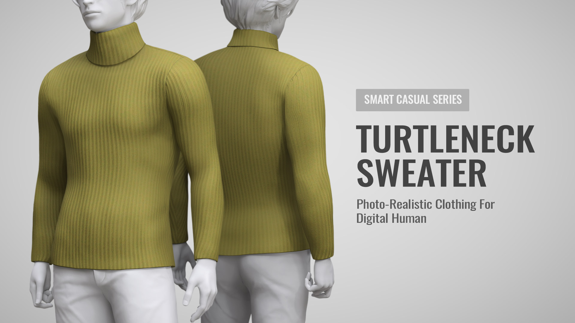 Tutleneck Sweater - Character Creator/Outfit - Reallusion Content Store