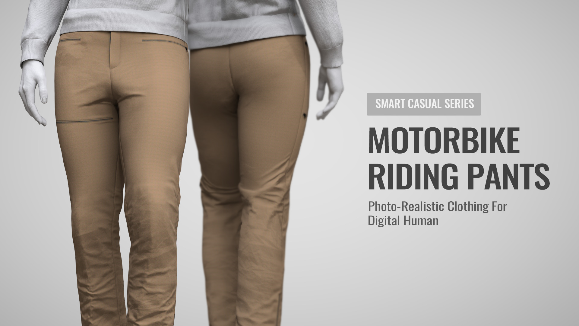 Motorbike Riding Pants - Character Creator/Outfit - Reallusion Content ...