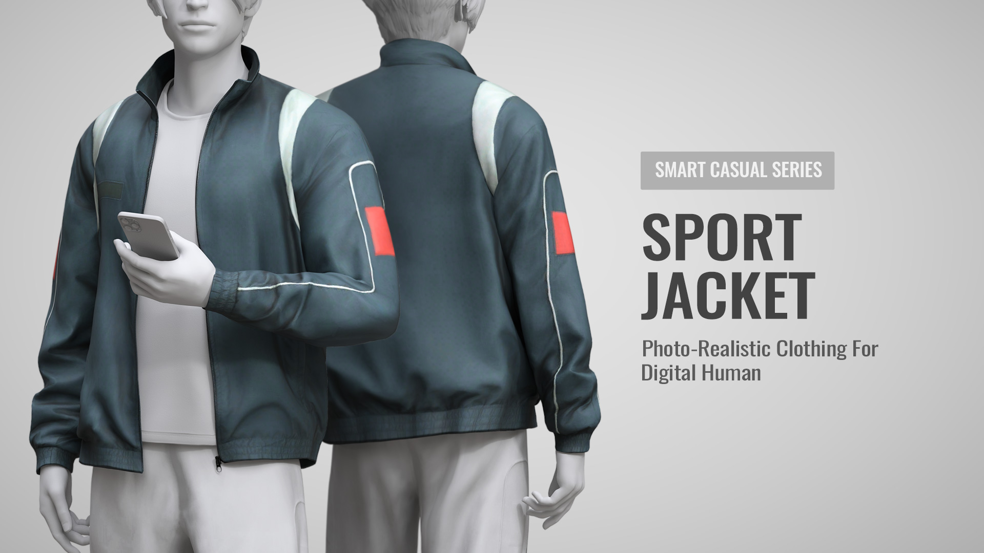Sport Jacket - Character Creator/Outfit - Reallusion Content Store
