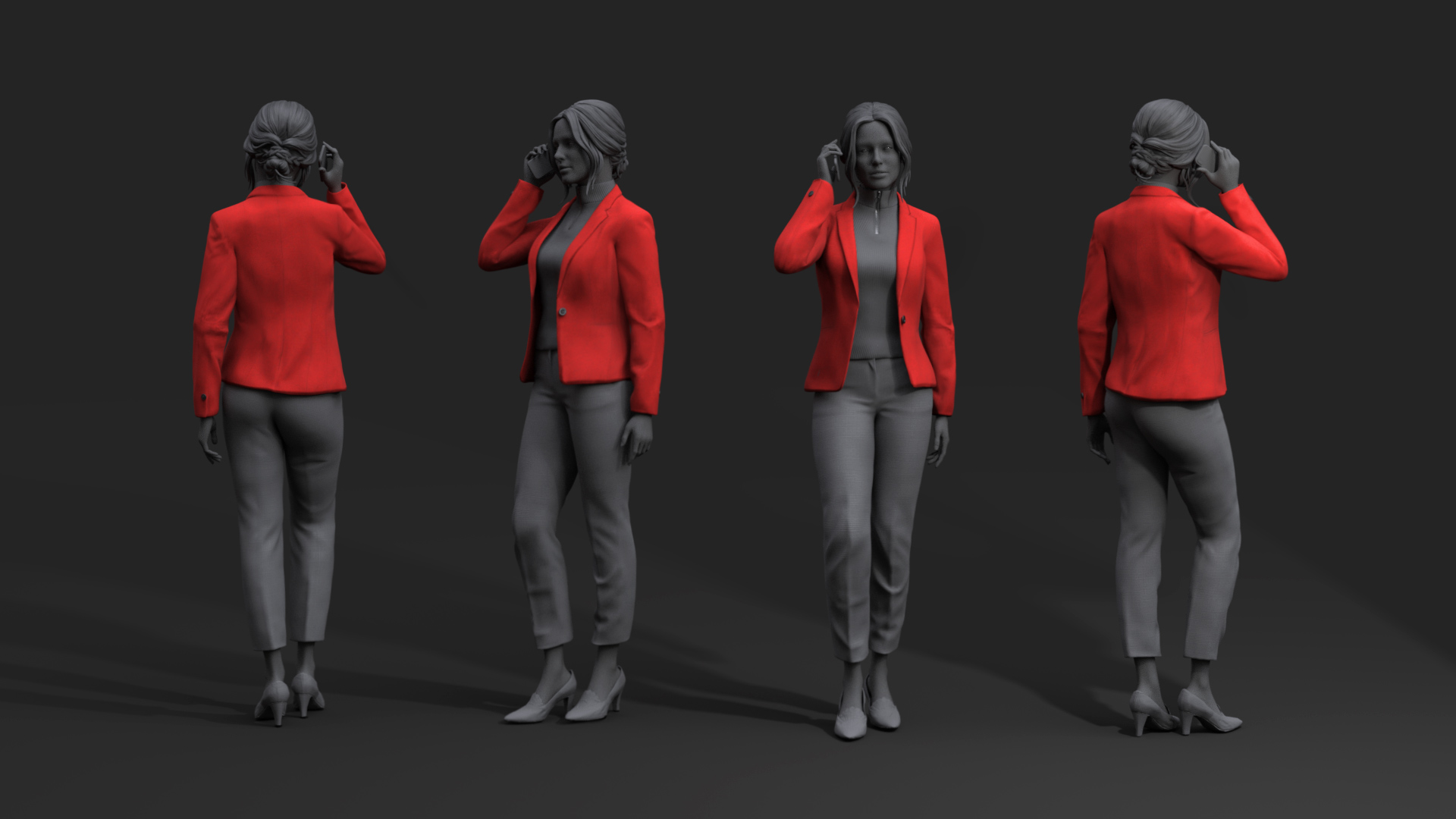 Women Blazer - Character Creator/Outfit - Reallusion Content Store