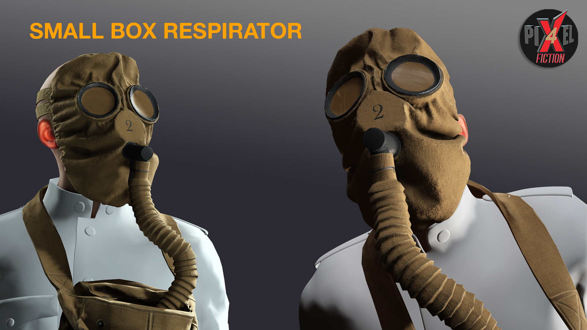 Gas Mask Character