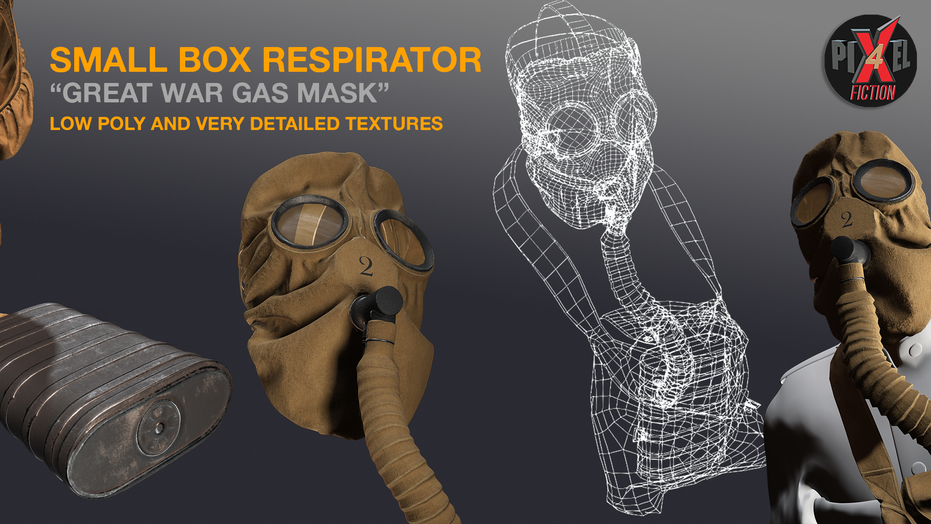 Small Box Respirator - Character Creator/Accessory - Reallusion Content ...