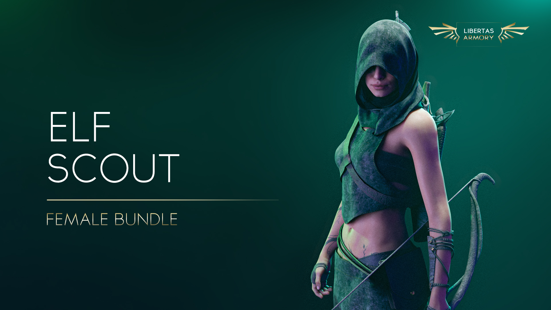 Elf Scout - Female Bundle - Character Creator/Outfit - Reallusion ...