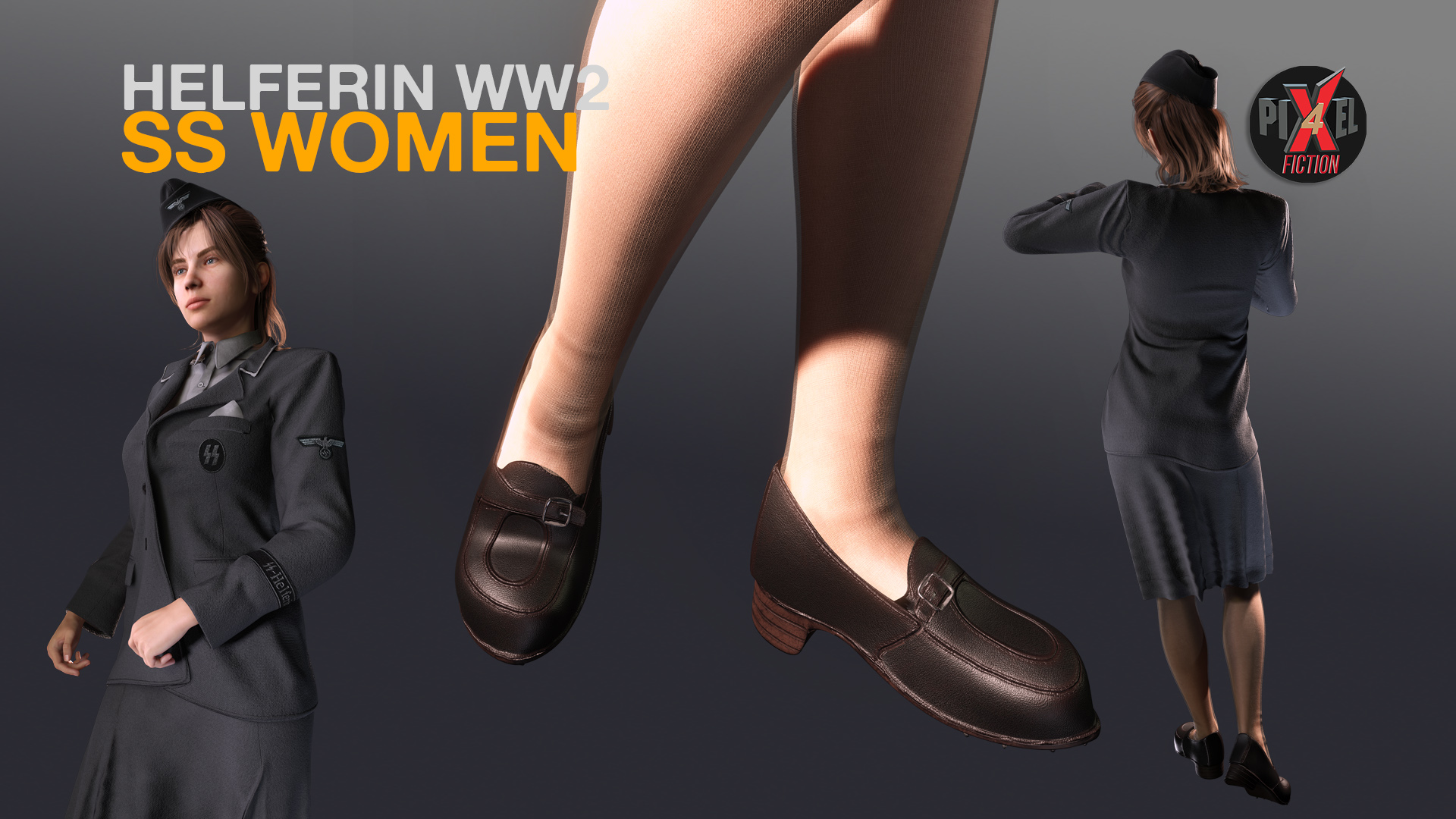 SS Helferin - German female auxiliary - Character Creator/Outfit ...