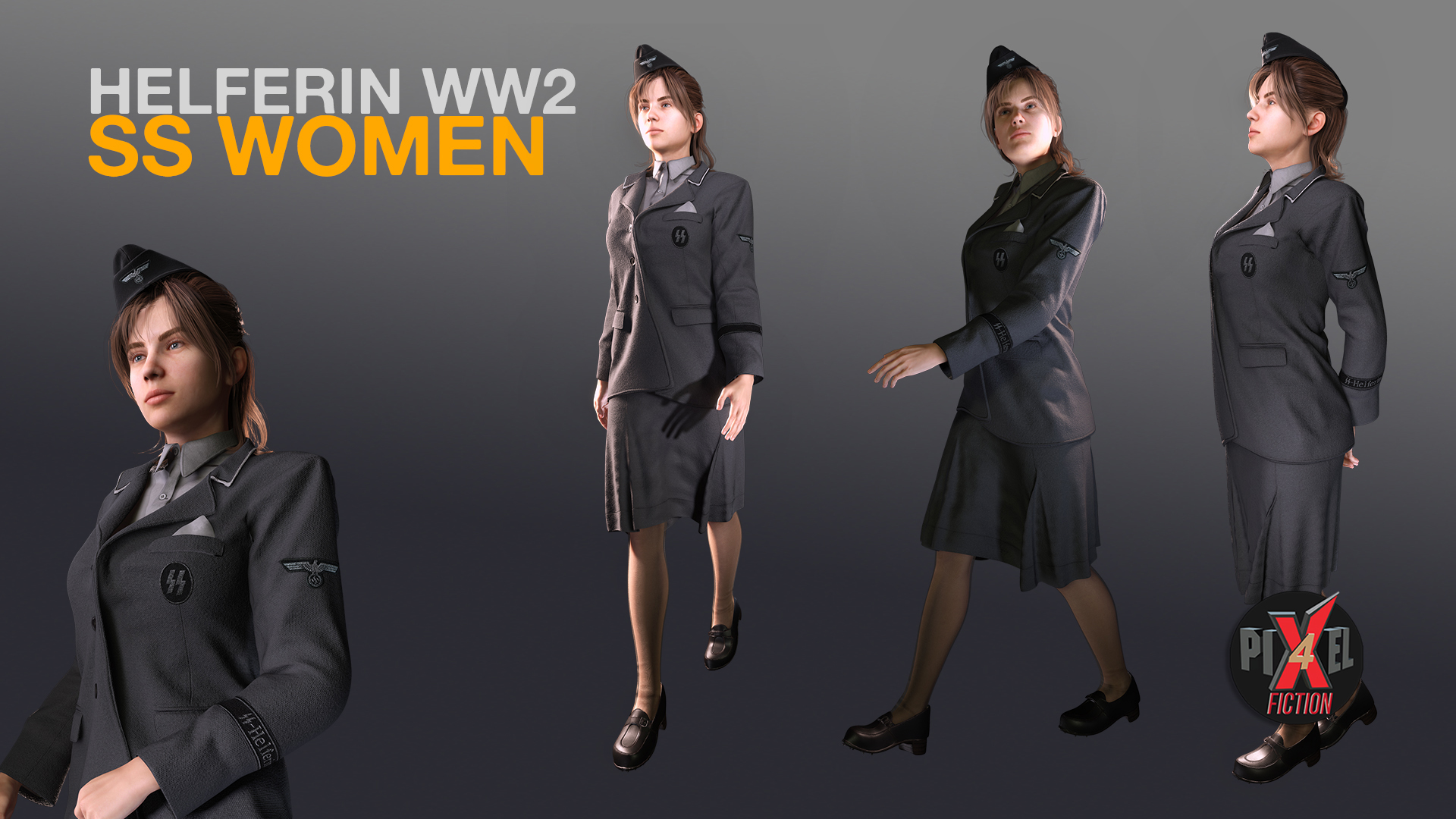 SS Helferin - German female auxiliary - Character Creator/Outfit ...