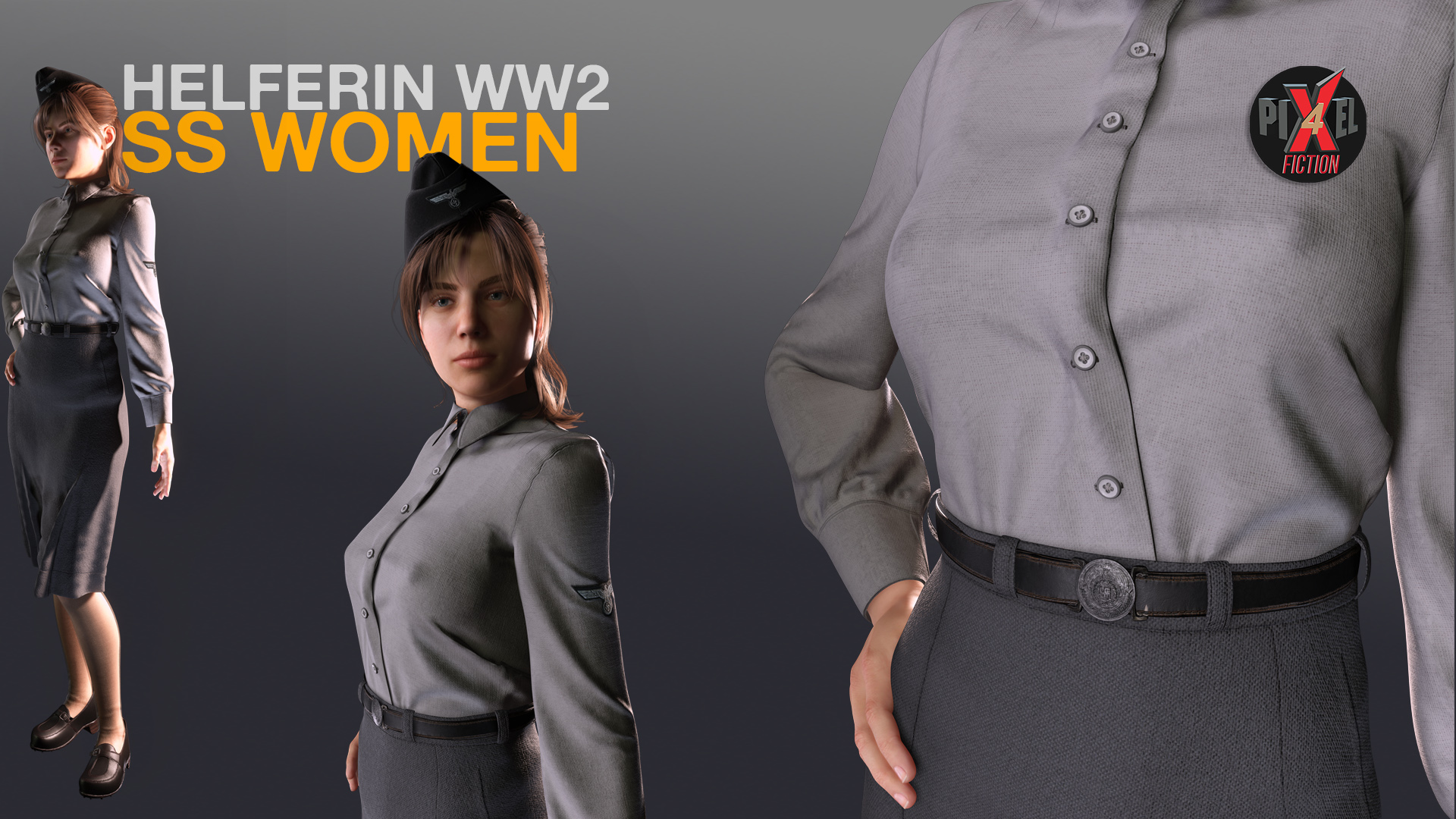 SS Helferin - German female auxiliary - Character Creator/Outfit ...