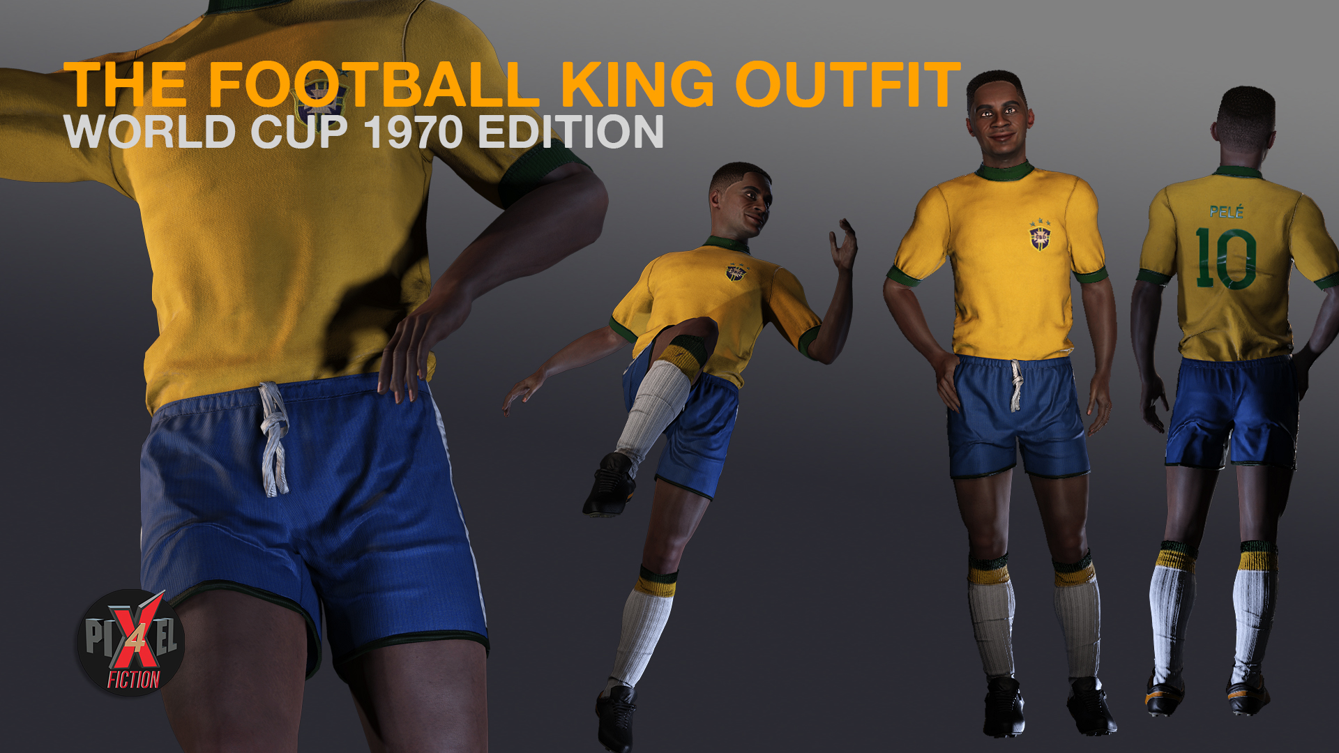 The Football King 1970 - Character Creator/Outfit - Reallusion Content ...