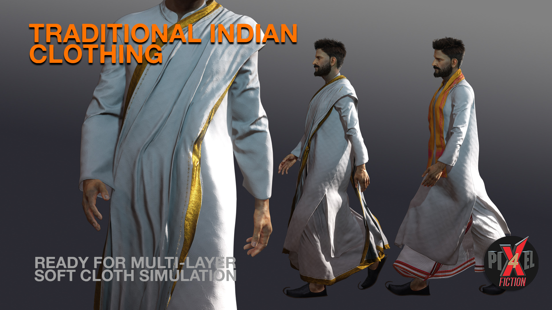 Indian Traditional Clothing - Character Creator/Outfit - Reallusion ...