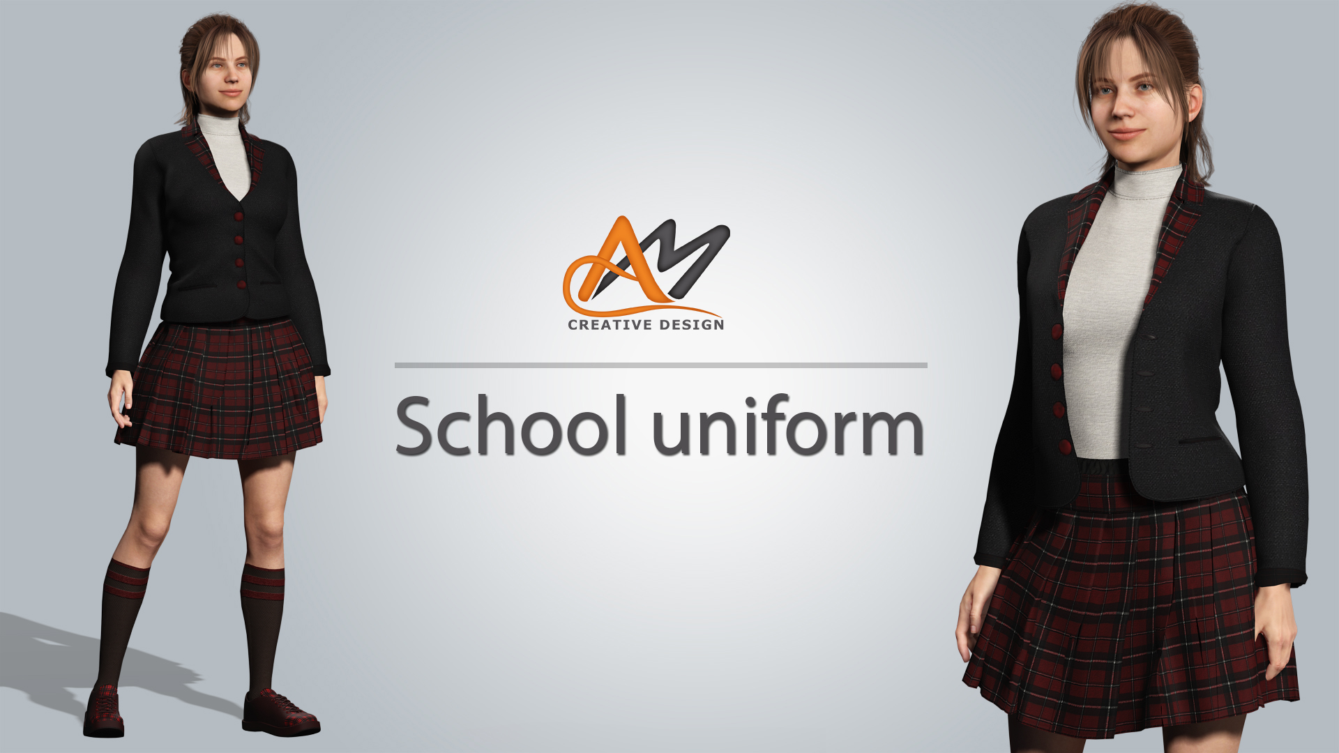 School uniform - Character Creator/Outfit - Reallusion Content Store