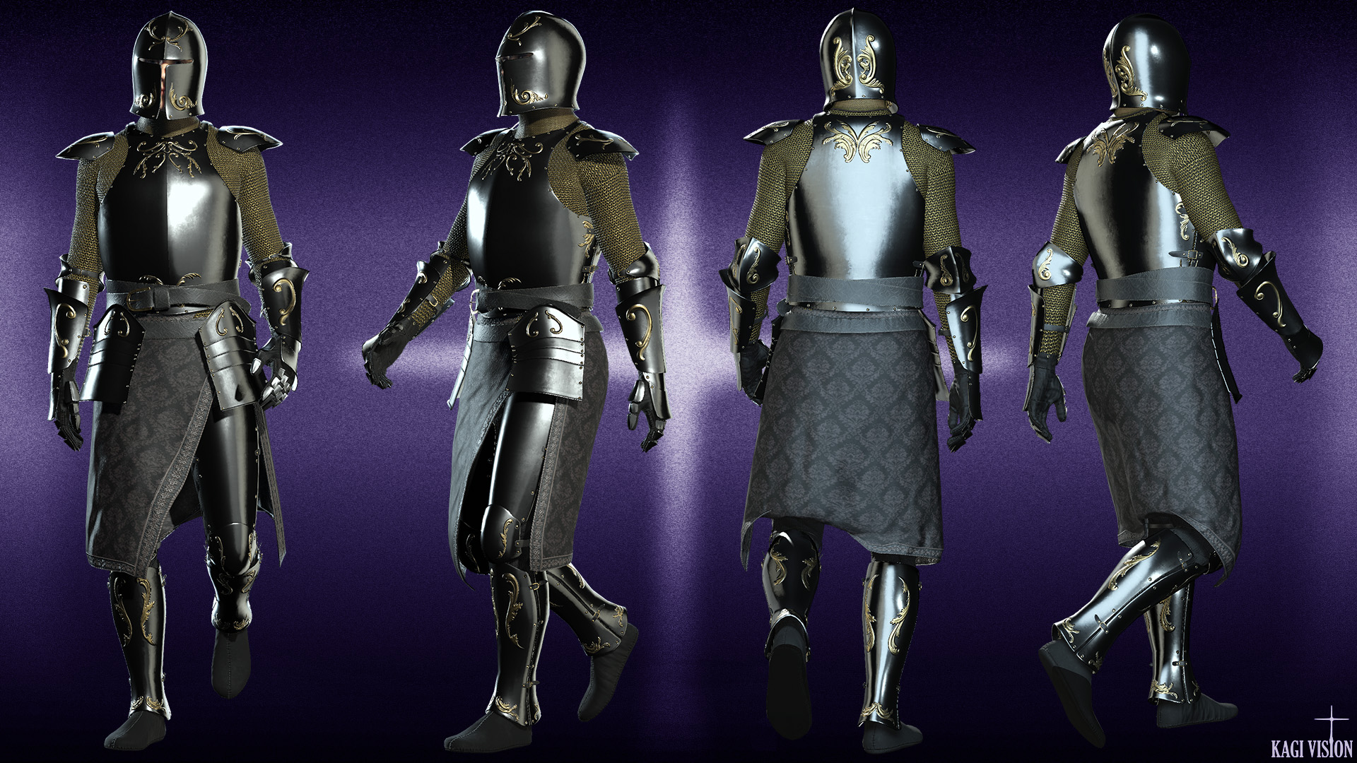 Medieval Armors - Noble Bundle - Character Creator/Outfit - Reallusion ...
