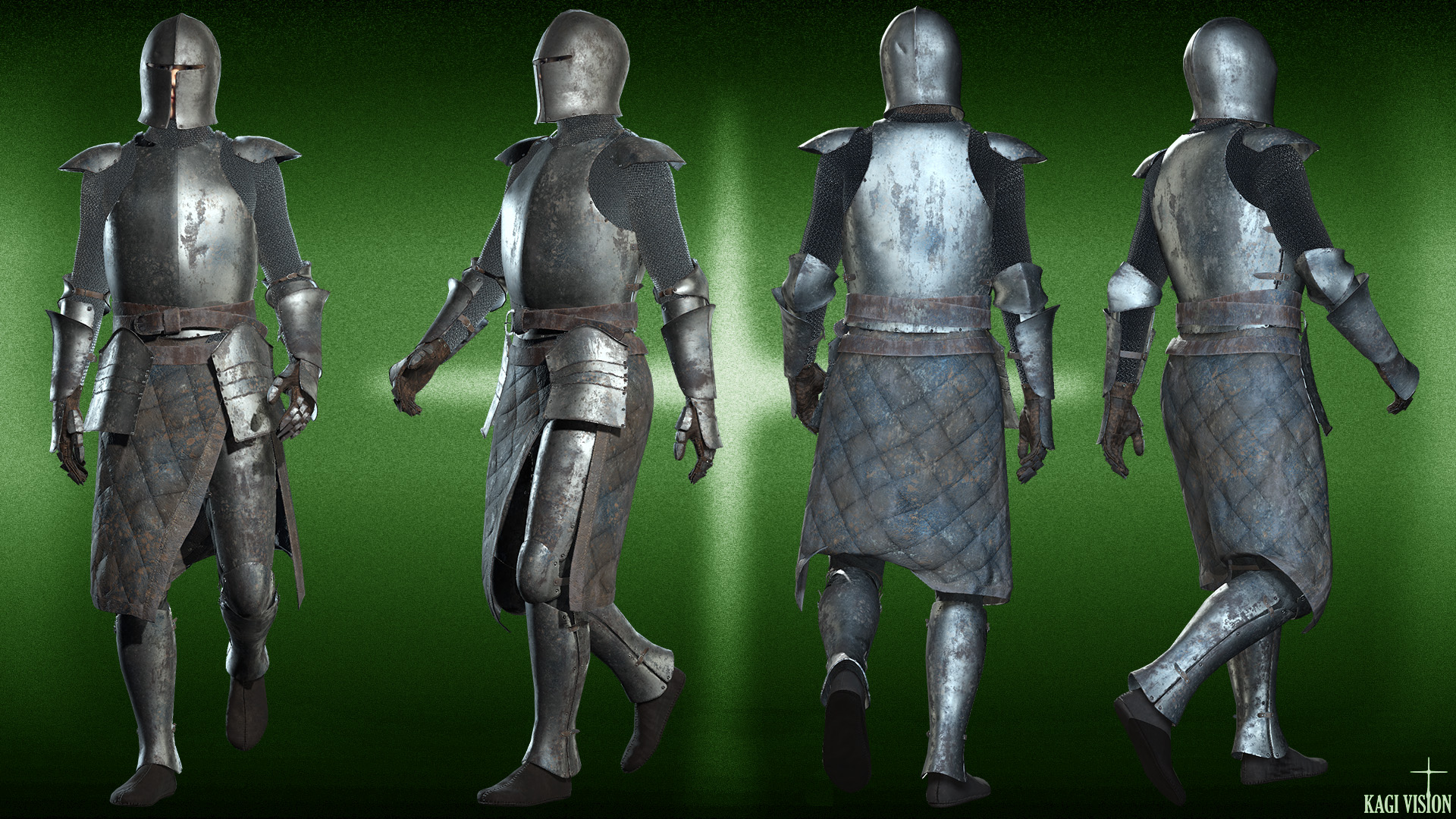Medieval Armors - Dirty Bundle - Character Creator/Outfit - Reallusion ...