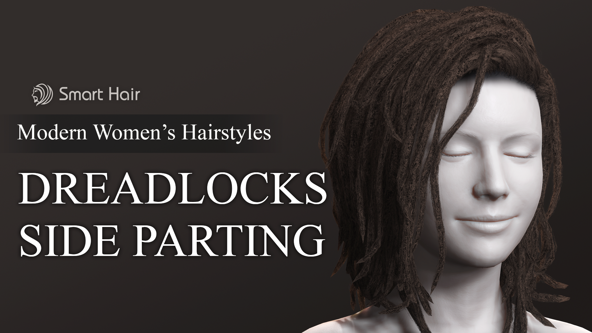 Dreadlocks Side Part - Character Creator/Hair - Reallusion Content Store
