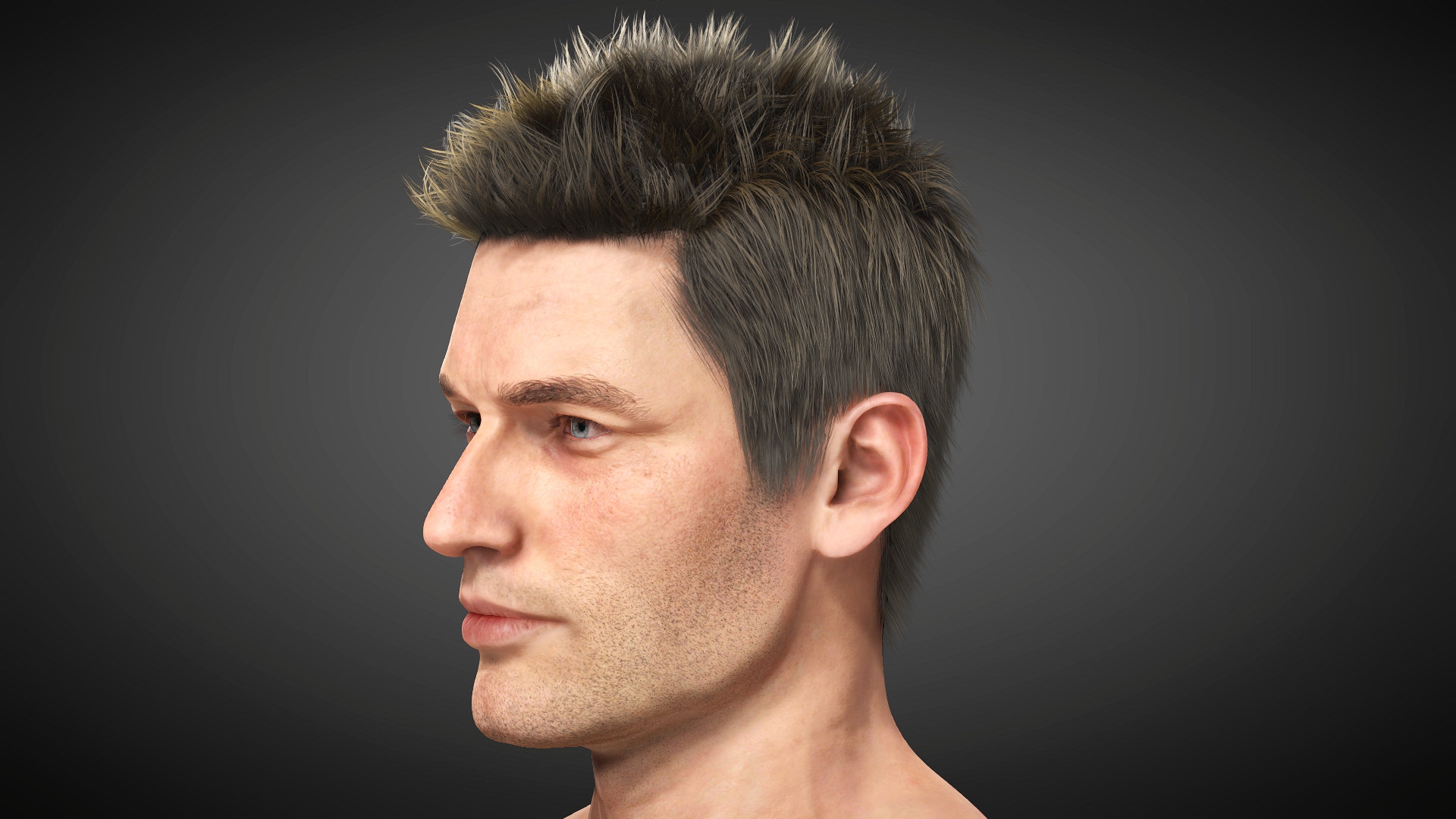 short_hair_4 - Character Creator/Hair - Reallusion Content Store