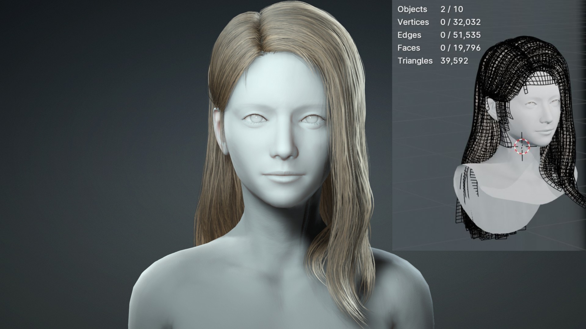 long_hair_3 - Character Creator/Hair - Reallusion Content Store