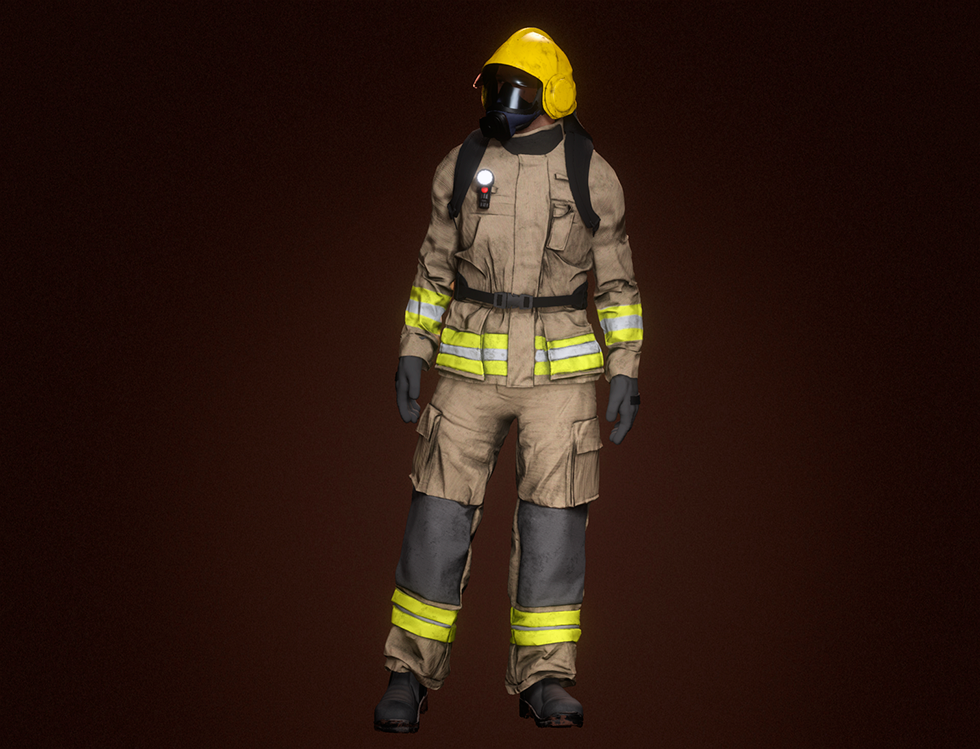Firefighter Outfits Pack - Character Creator/Outfit - Reallusion ...