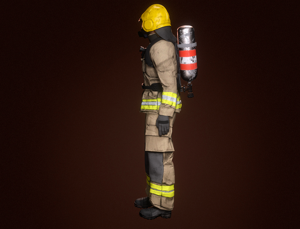 Firefighter Outfits Pack - Character Creator/Outfit - Reallusion ...