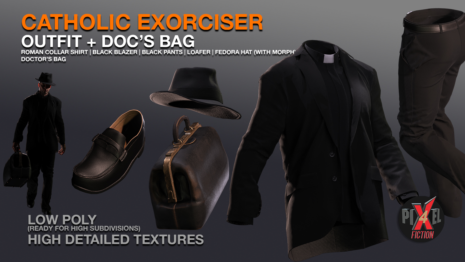 Catholic Exorciser - Character Creator/Outfit - Reallusion Content Store
