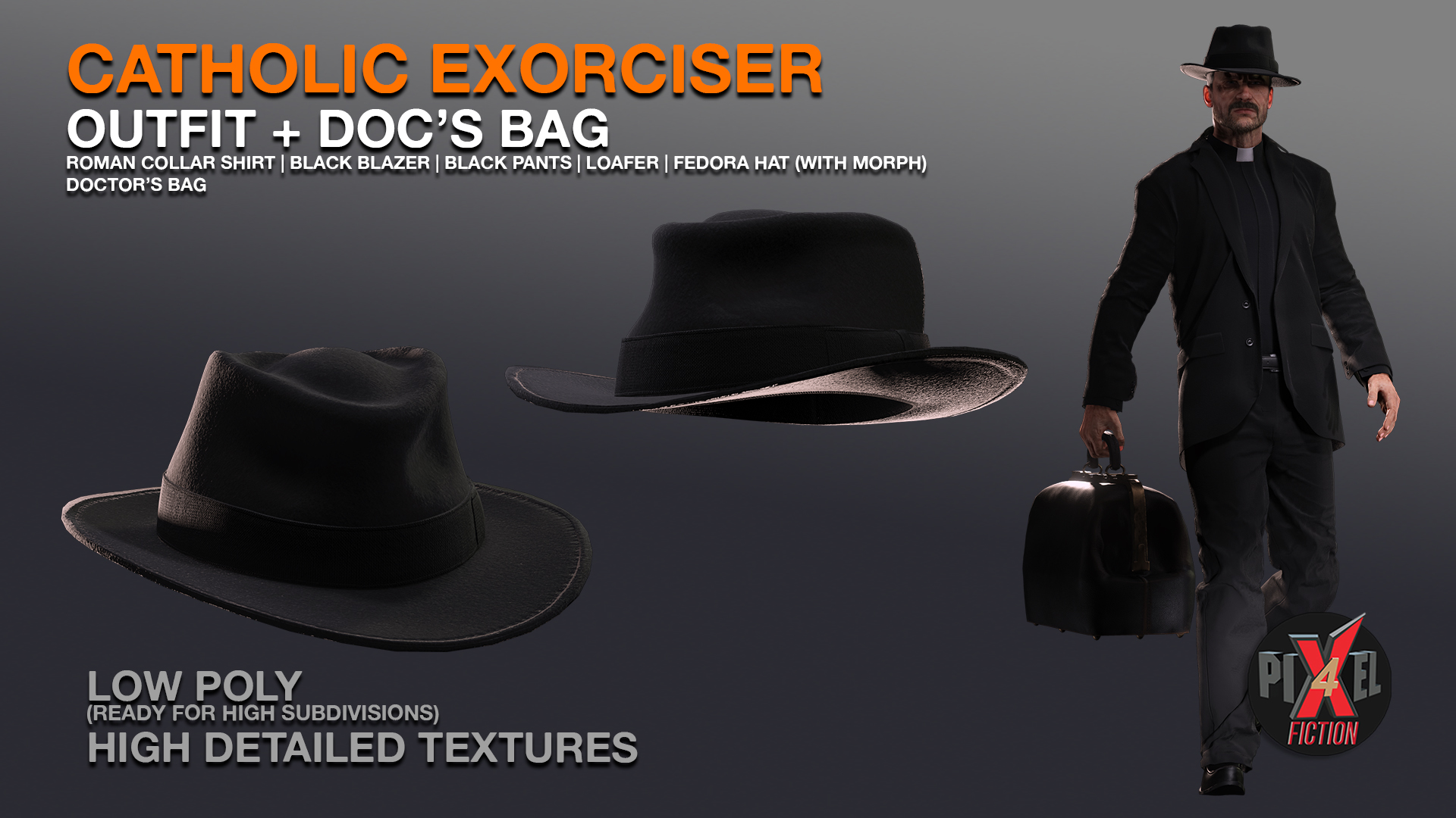 Catholic Exorciser - Character Creator/Outfit - Reallusion Content Store