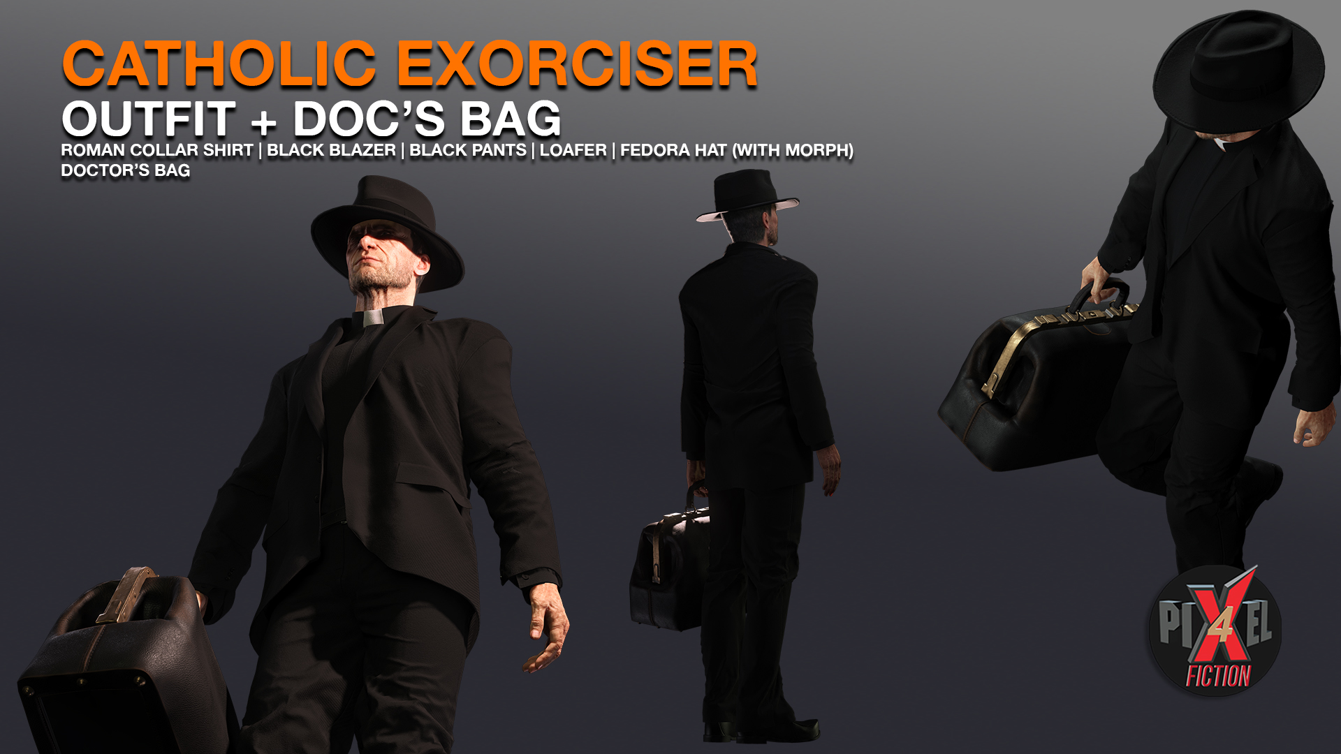 Catholic Exorciser - Character Creator/Outfit - Reallusion Content Store