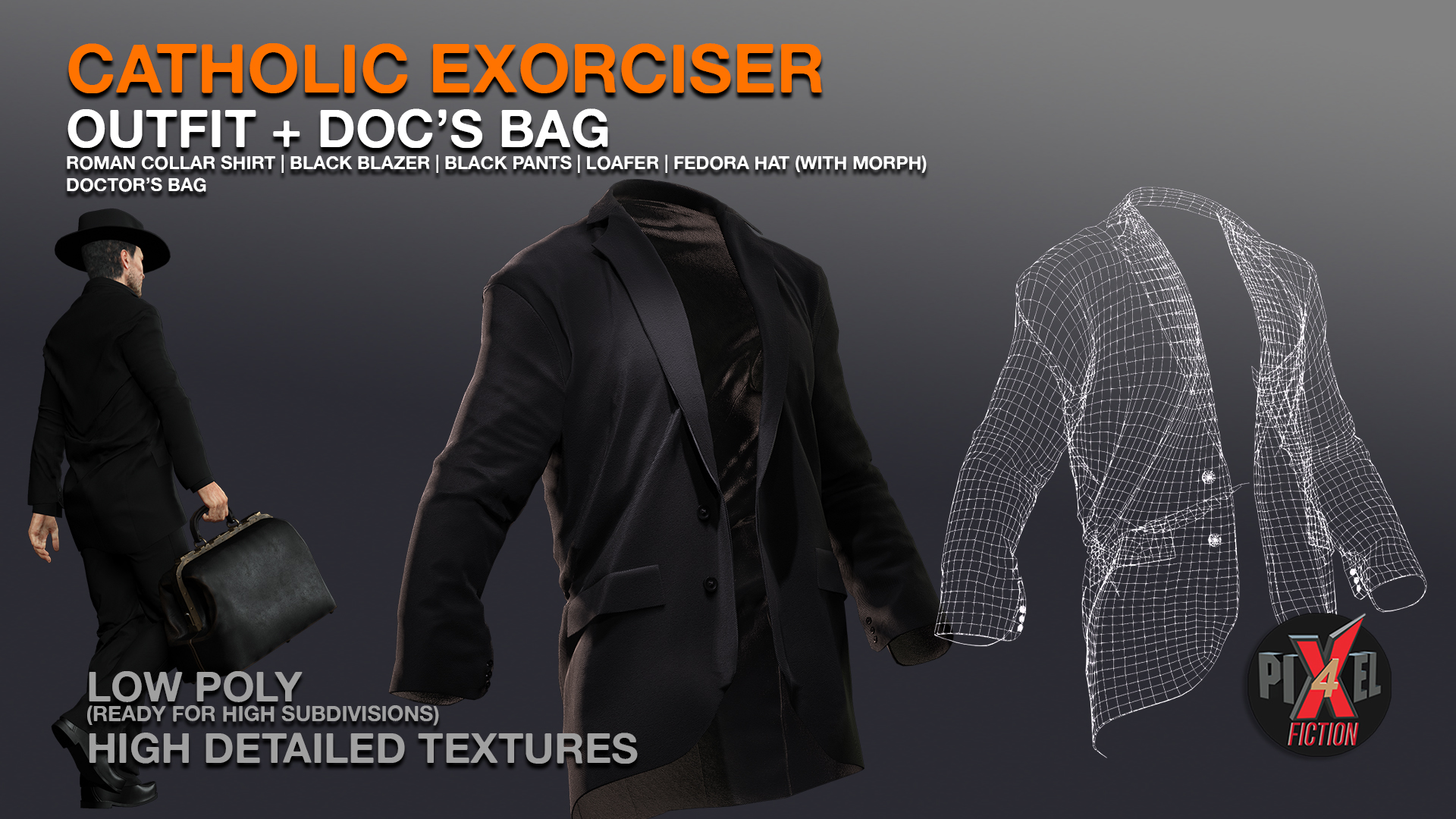 Catholic Exorciser - Character Creator/Outfit - Reallusion Content Store