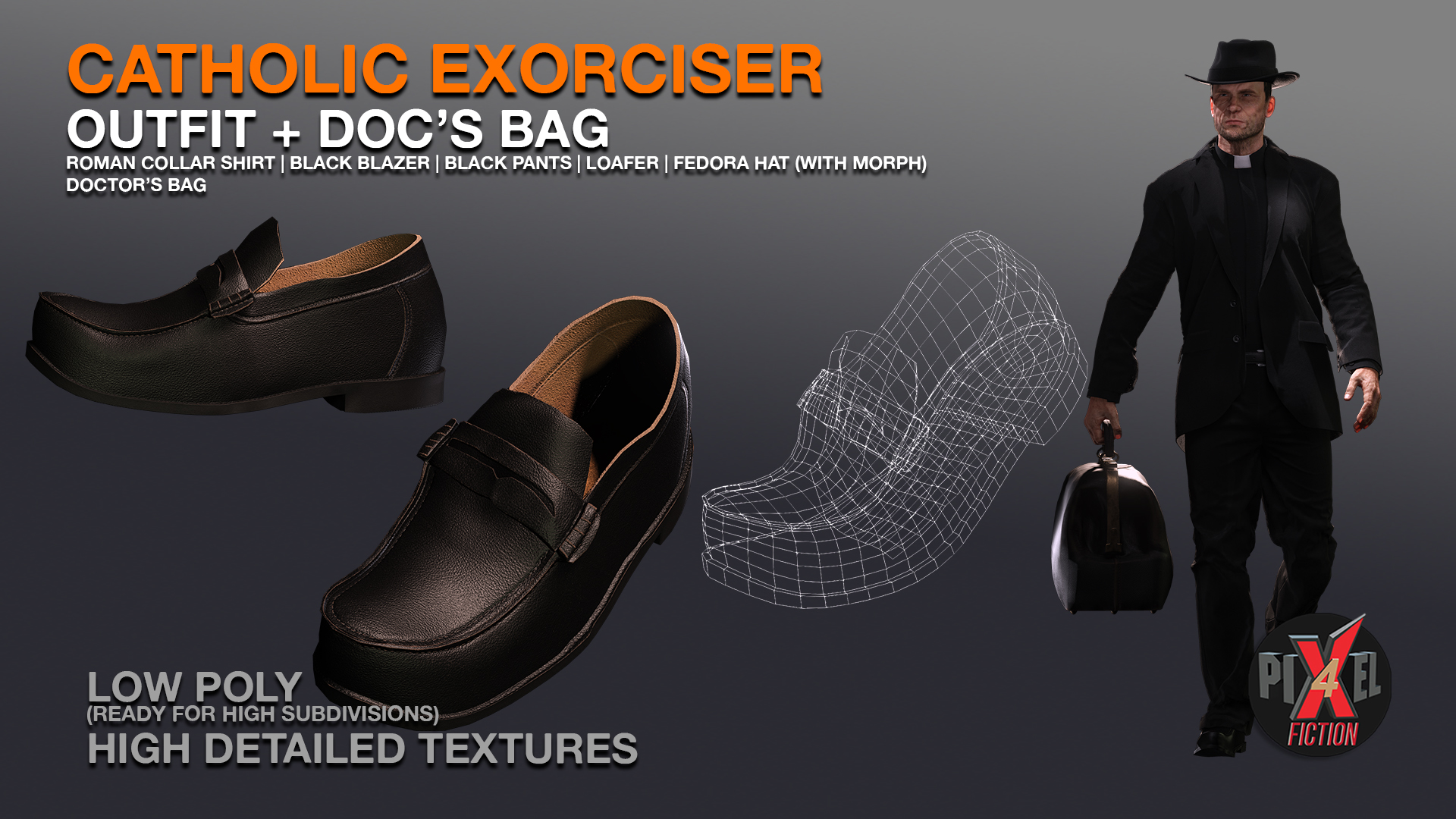 Catholic Exorciser - Character Creator/Outfit - Reallusion Content Store