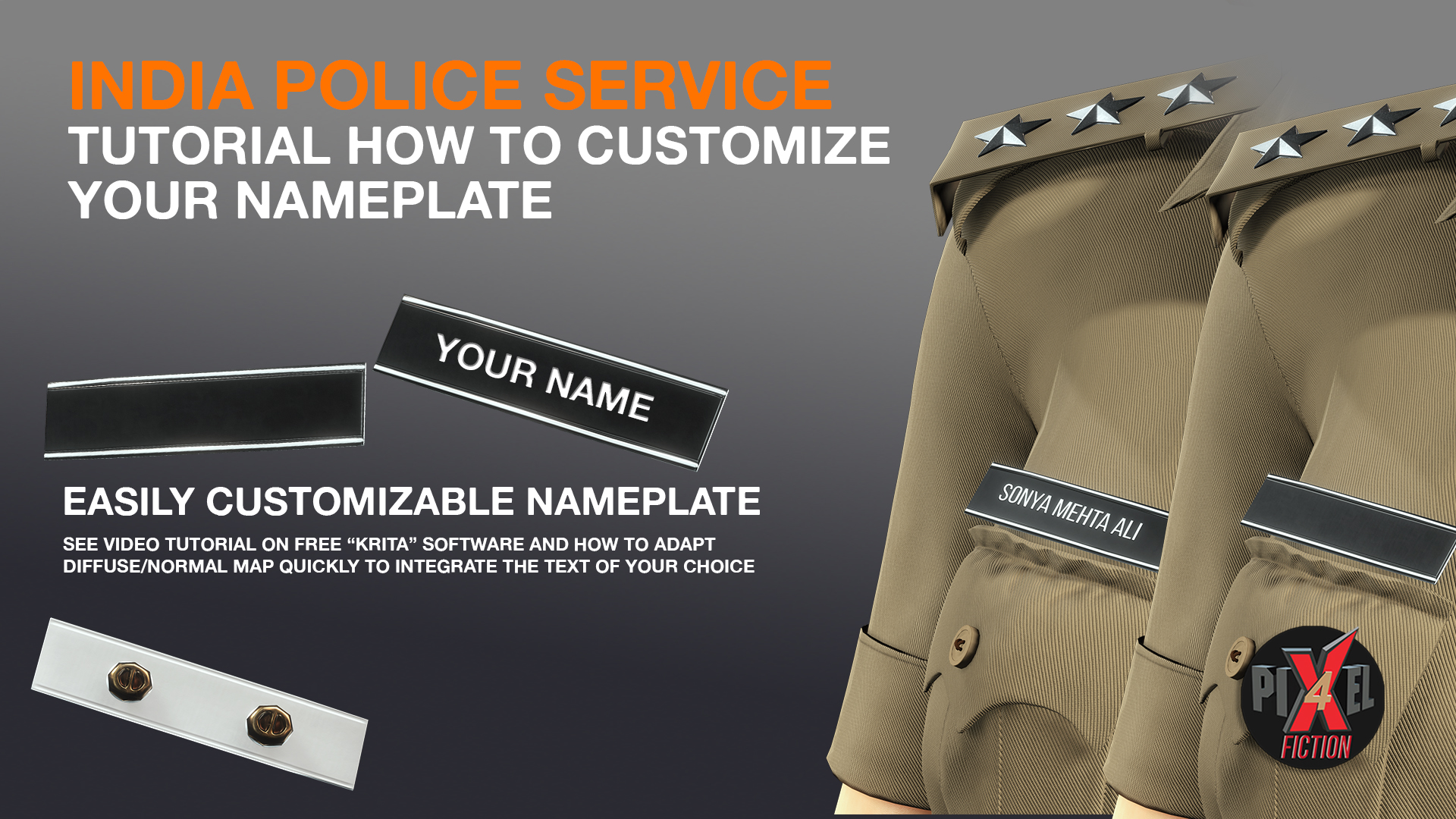 IPS India Police Officer Women Outfit - Character Creator/Outfit ...
