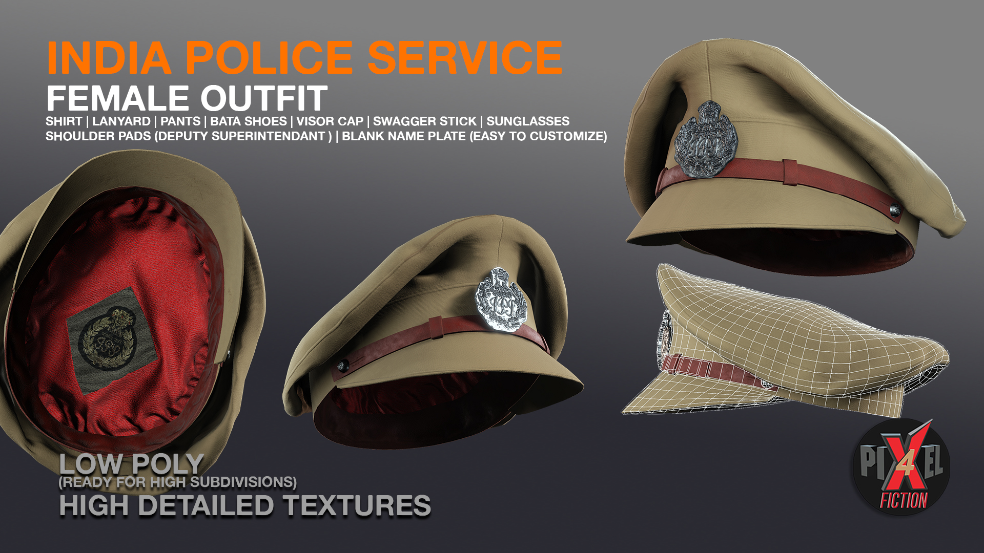 IPS India Police Officer Women Outfit - Character Creator/Outfit ...