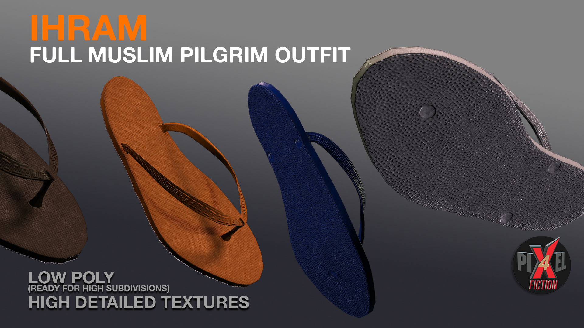 Ihram - Muslim Pilgrim Complete Outfit - Character Creator/Outfit ...