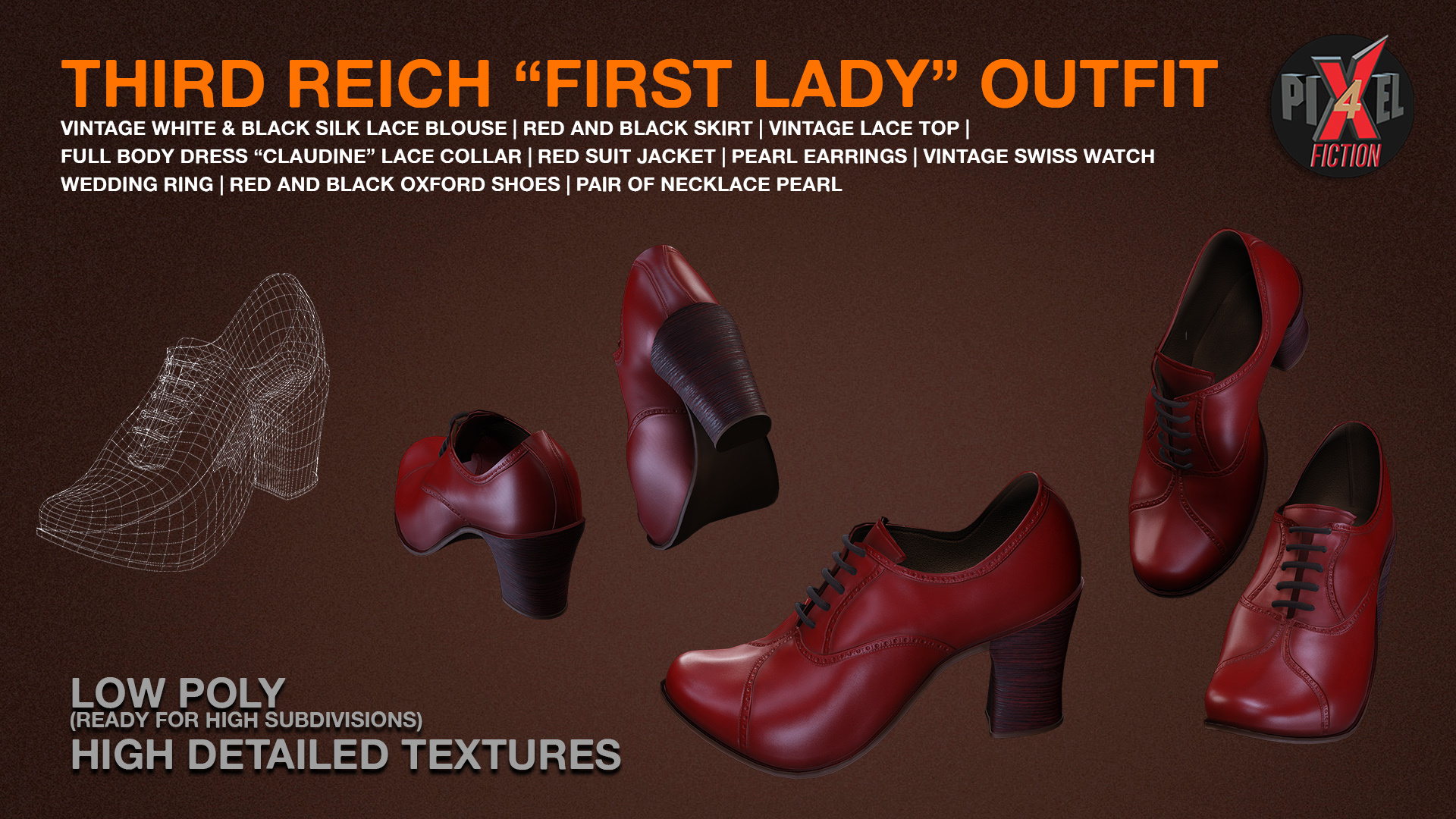 Third Reich First Lady Outfit - Character Creator/Outfit - Reallusion ...