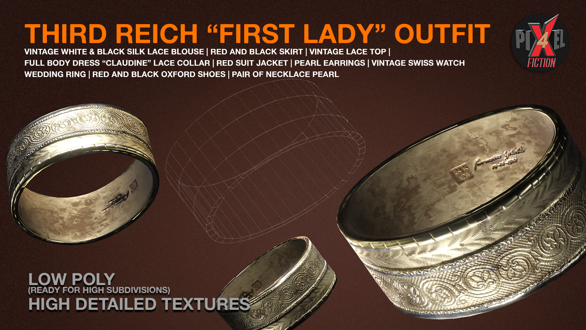 Third Reich First Lady Outfit - Character Creator/Outfit - Reallusion ...
