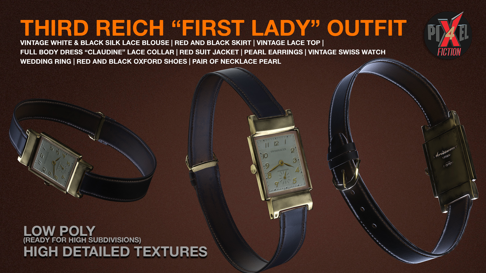 Third Reich First Lady Outfit - Character Creator/Outfit - Reallusion ...