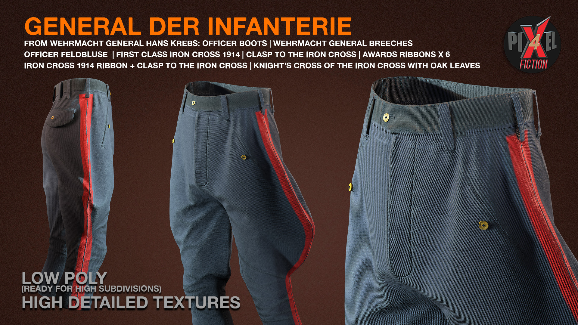 Wehrmacht General Infantry Outfit - Character Creator/Outfit ...