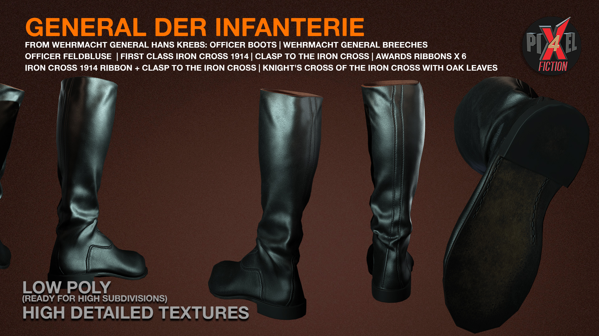 Wehrmacht General Infantry Outfit - Character Creator/Outfit ...