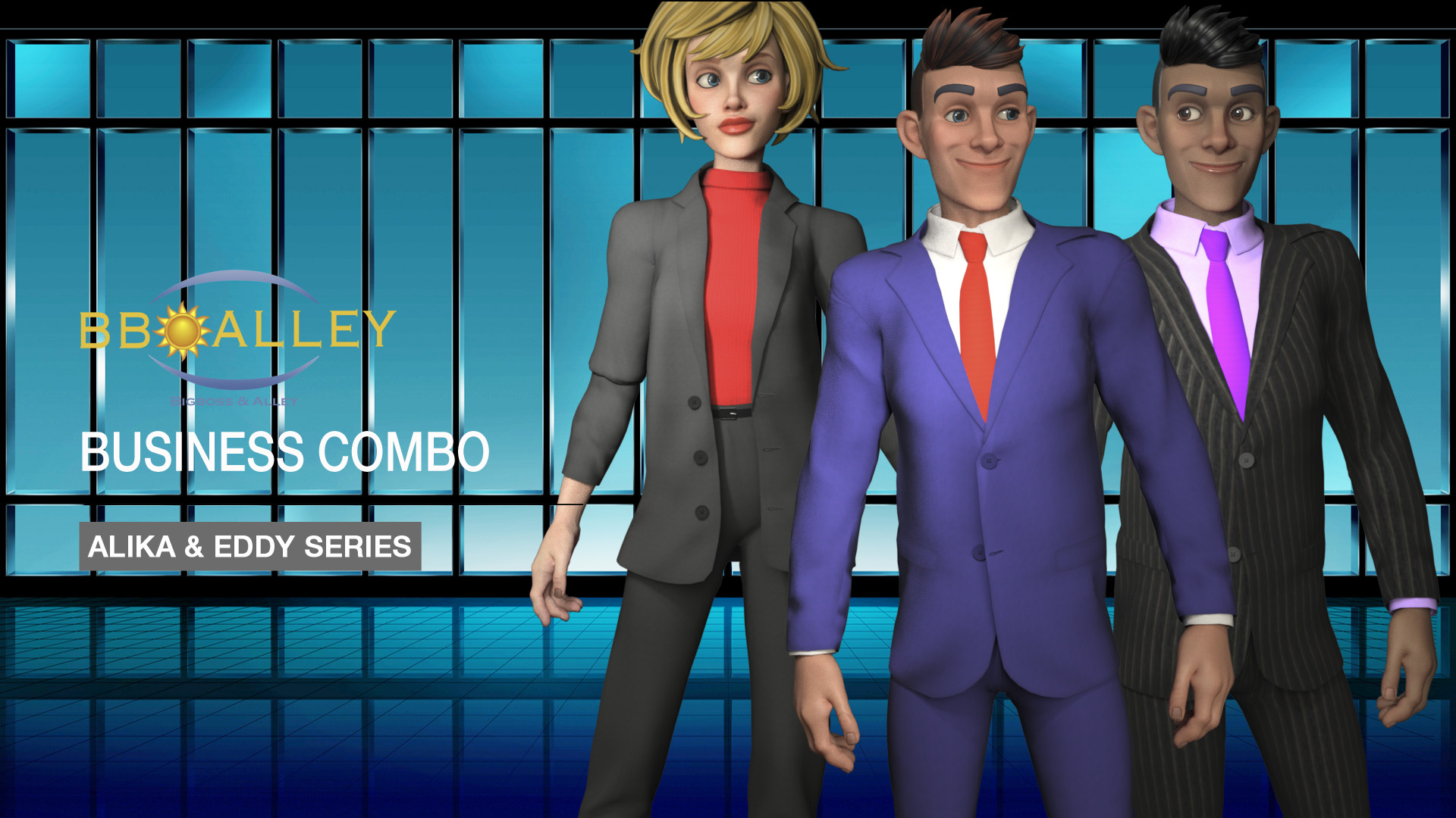 Alika & Eddy Business Combo - Character Creator/Outfit - Reallusion ...