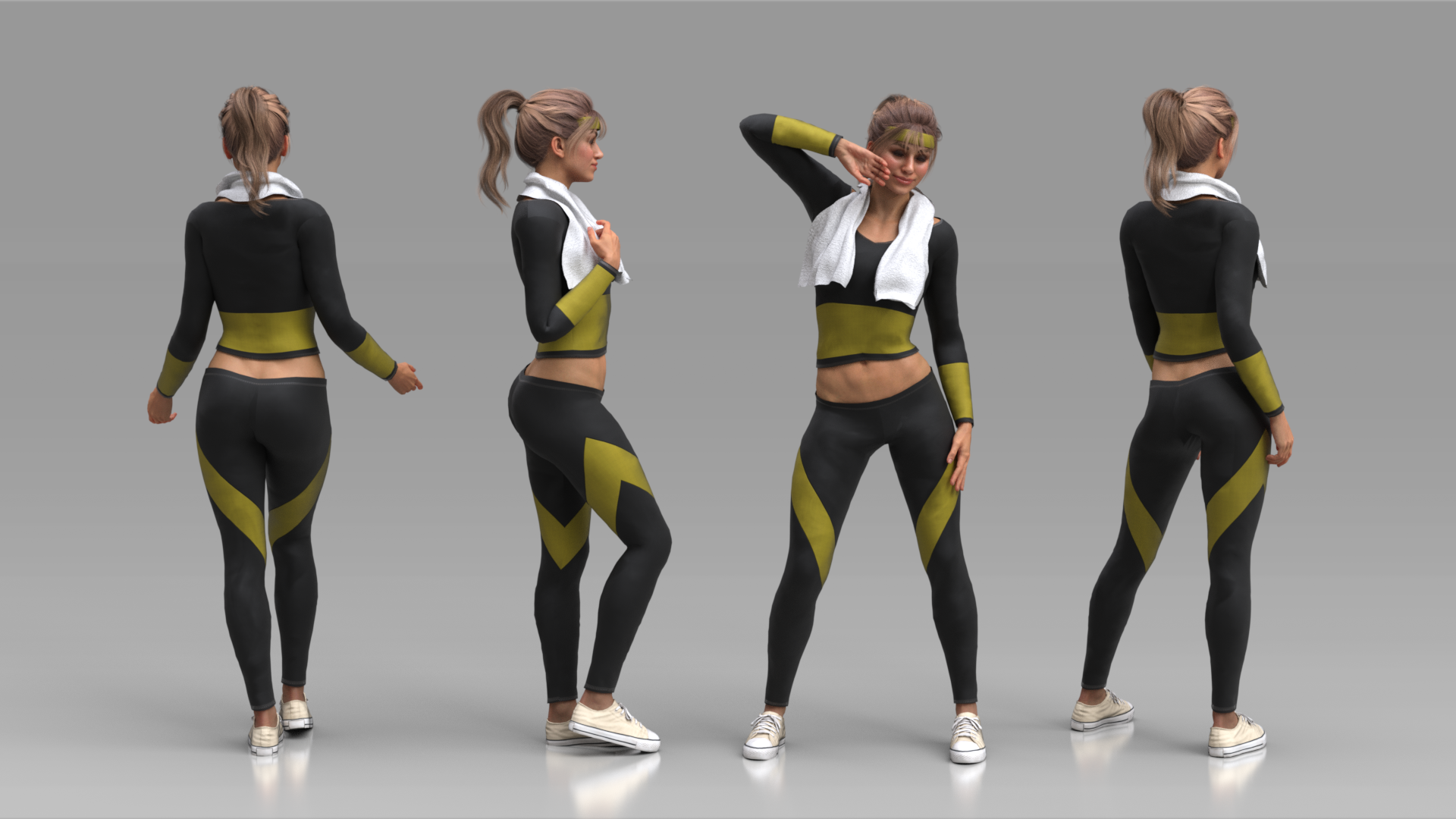 Camila Gym Workout - Character Creator/Outfit - Reallusion Content Store