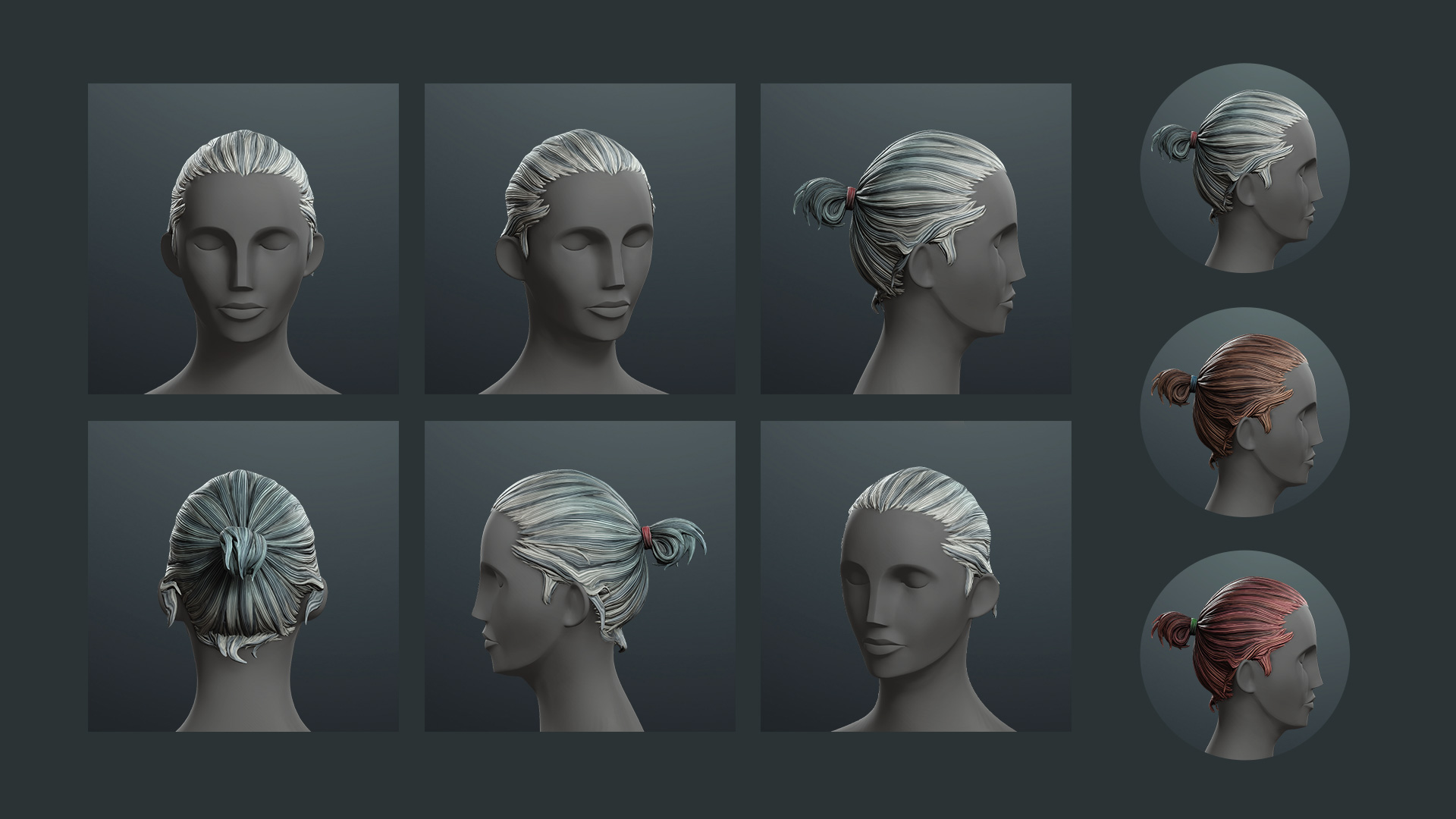 Lite Hair Male Vol. 1 - Character Creator/Hair - Reallusion Content Store