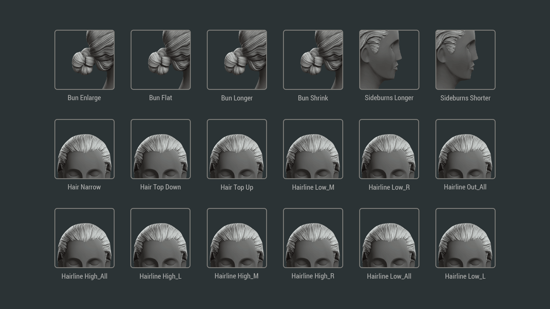 Lite Hair Afro Vol. 1 - Character Creator/Hair - Reallusion Content Store