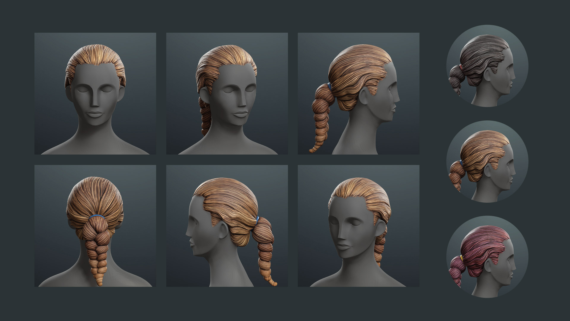 Lite Hair Afro Vol. 1 - Character Creator/Hair - Reallusion Content Store